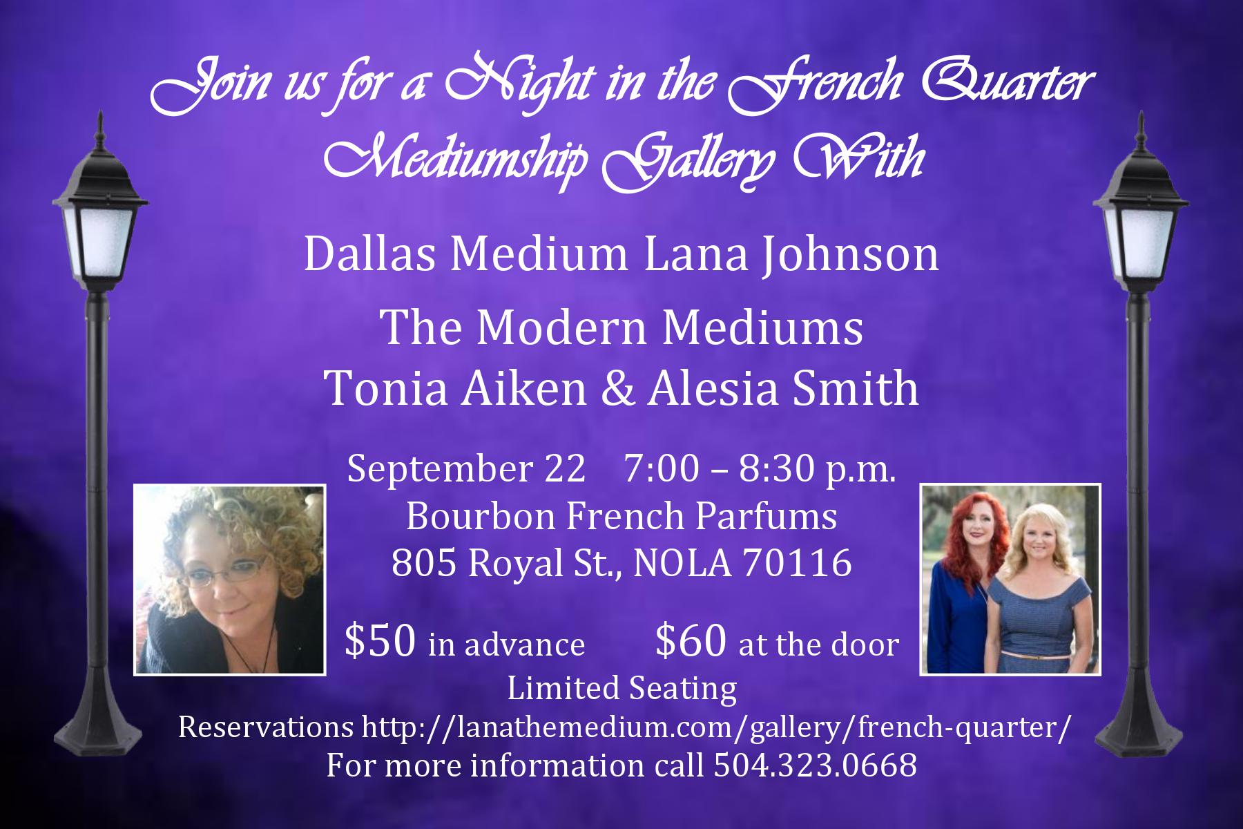 French Quarter Mediumship Gallery